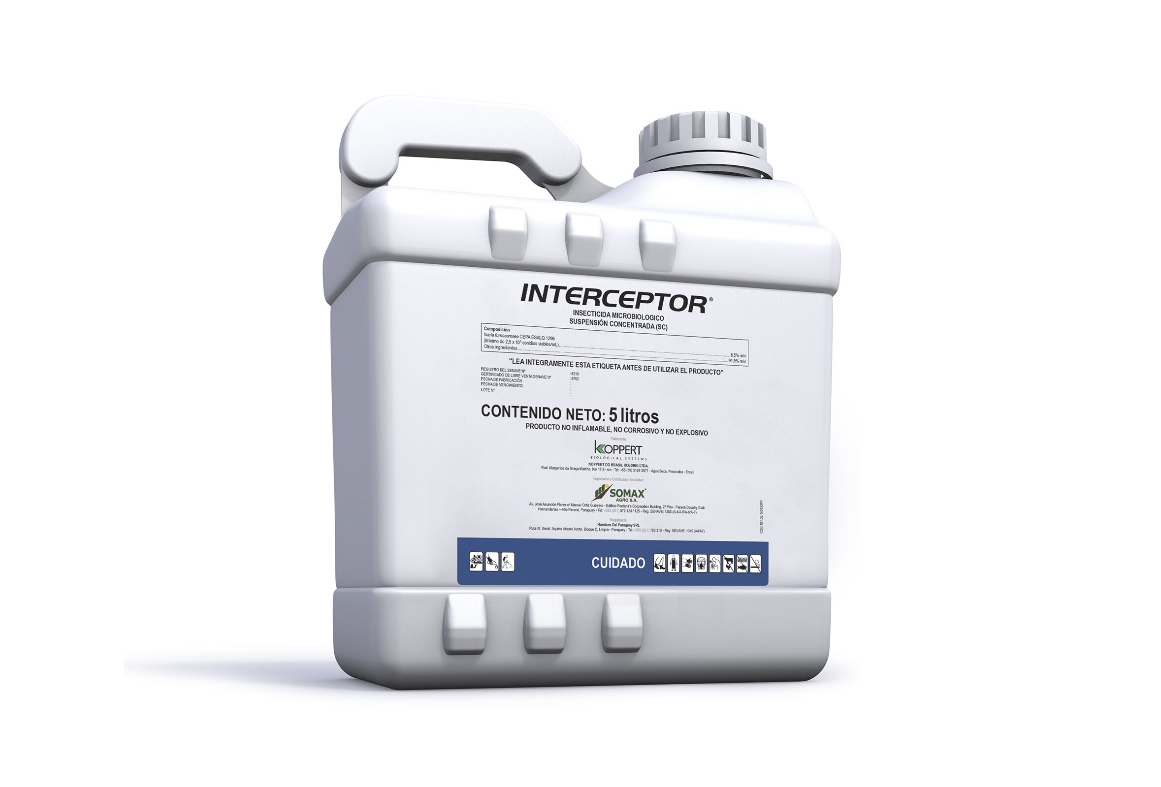 Interceptor | Isaria fumosorosea | Hongo entomopatógeno